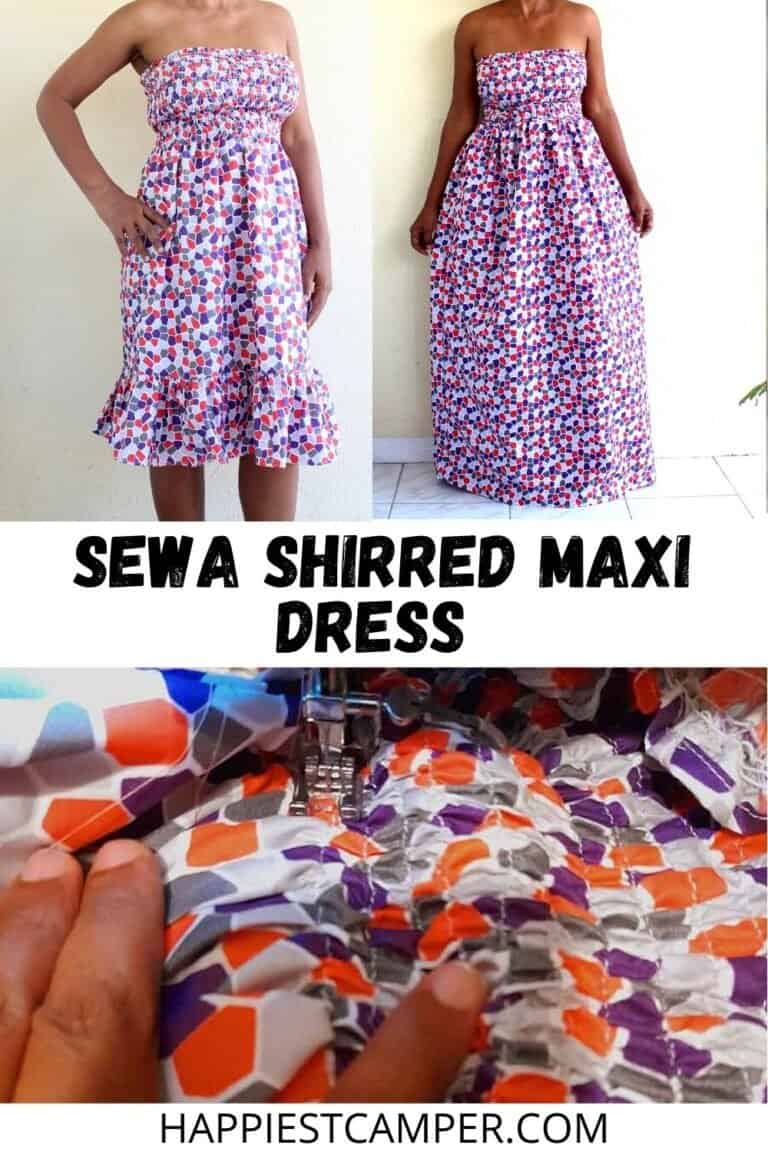 How To Make A Shirred Maxi Dress With Free Pattern