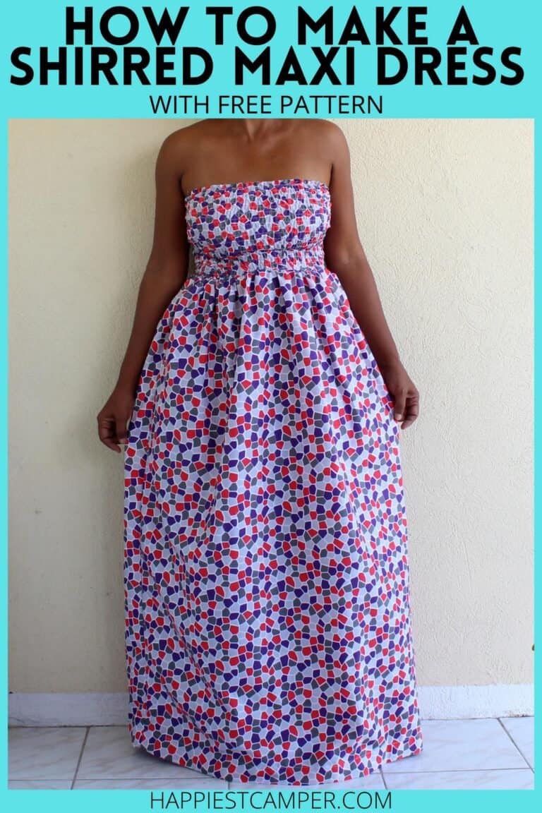 How To Make A Shirred Maxi Dress With Free Pattern