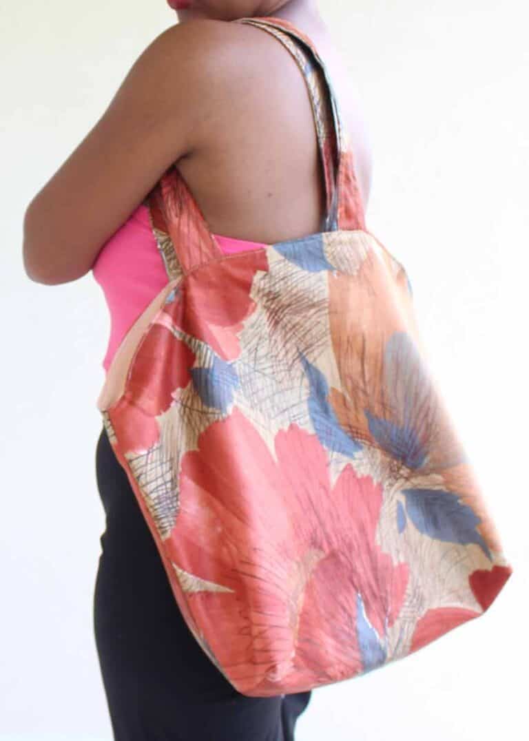 Free Tote Bag Pattern With Inside Pockets With Sewing Tutorial
