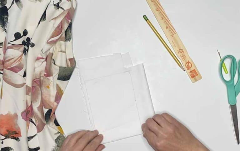 How To Add Pockets To A Dress With Free Pocket Pattern