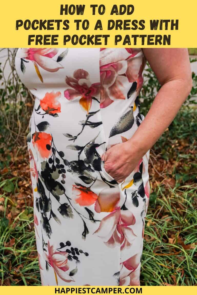 How To Add Pockets To A Dress With Free Pocket Pattern