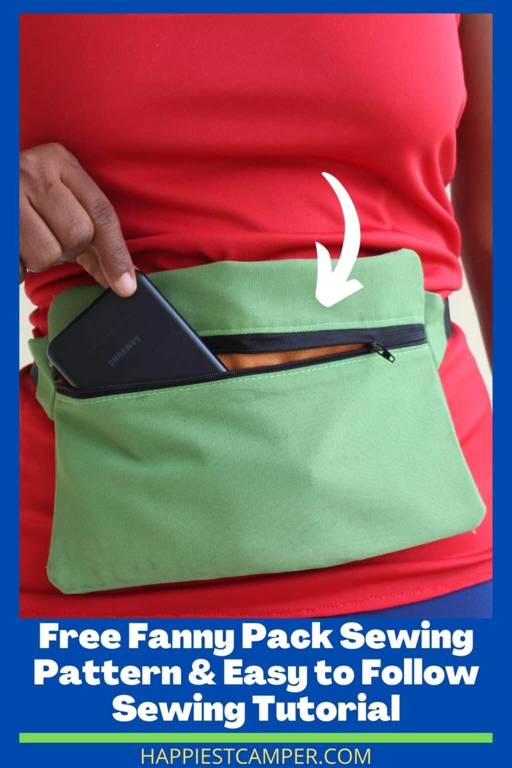 Free Fanny Pack Sewing Pattern & Easy to Follow Sewing Tutorial