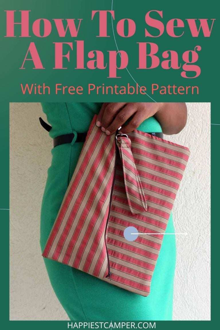 How To Sew A Flap Bag With Free Printable Pattern