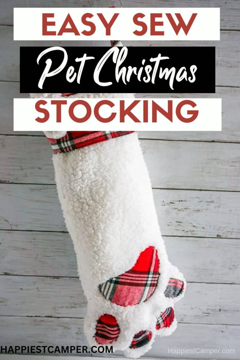 How to Sew a Paw Christmas Stocking with Pet Stocking Pattern