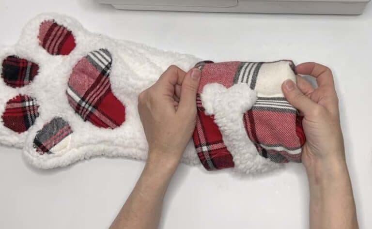 How to Sew a Paw Christmas Stocking with Pet Stocking Pattern