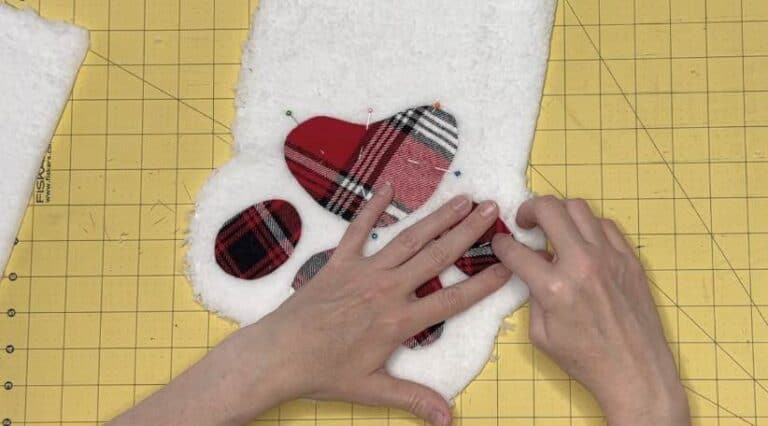 How to Sew a Paw Christmas Stocking with Pet Stocking Pattern