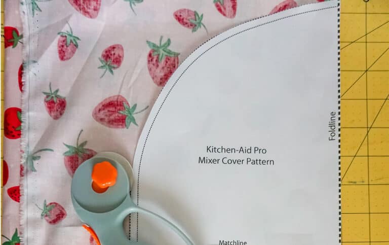 KitchenAid Professional Mixer Pattern to Make a Mixer Dust Cover