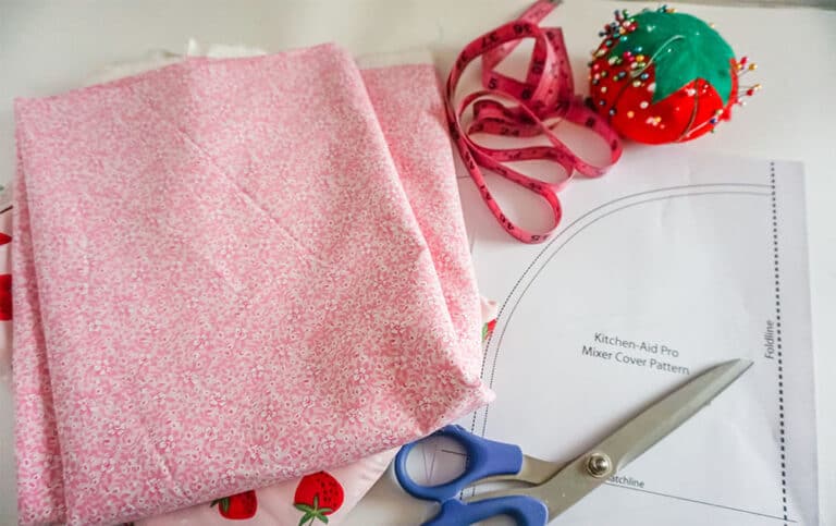 KitchenAid Professional Mixer Pattern to Make a Mixer Dust Cover