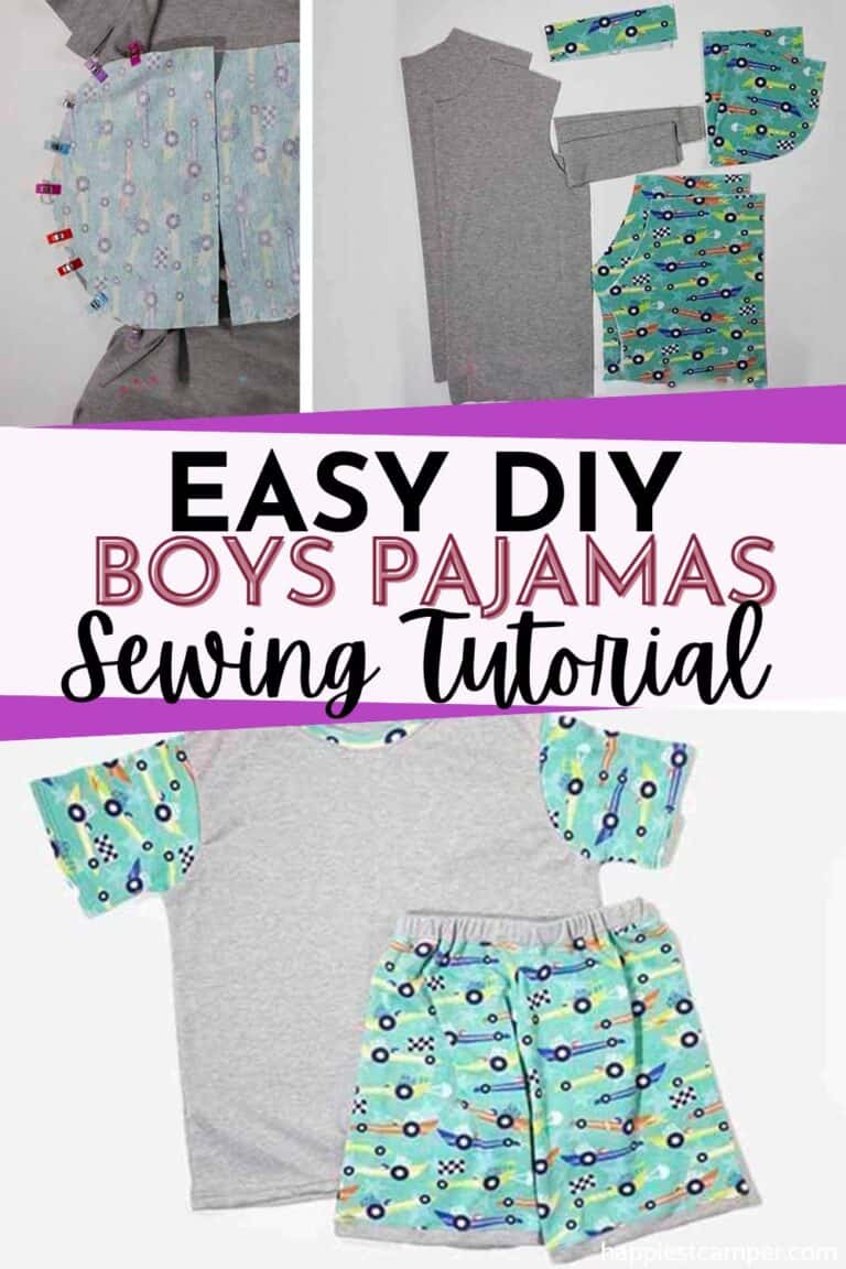 Boys Pajama Sewing Pattern & Tutorial