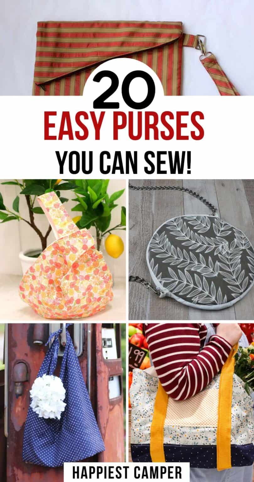 20 Free Purse Patterns To Sew Today!